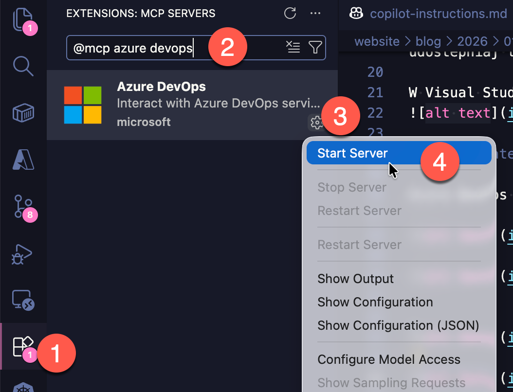 Azure DevOps MCP Server w VS... · JustCloud.pl Blog · Piotr Rogala